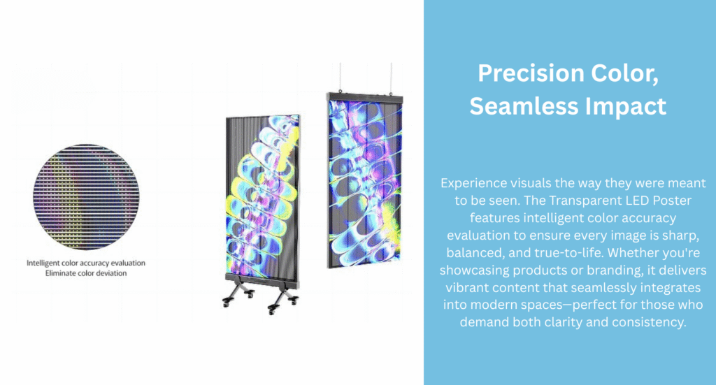 Freestanding Transparent Display: Mobile & Plug-and-Play - Smart AV ...