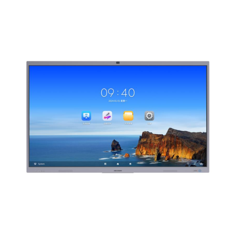 Hikvision DS-D5A65FB/E – 65″ 4K Interactive Smart Panel (24MP Camera • 8-Array Mic • Smooth Pen ...