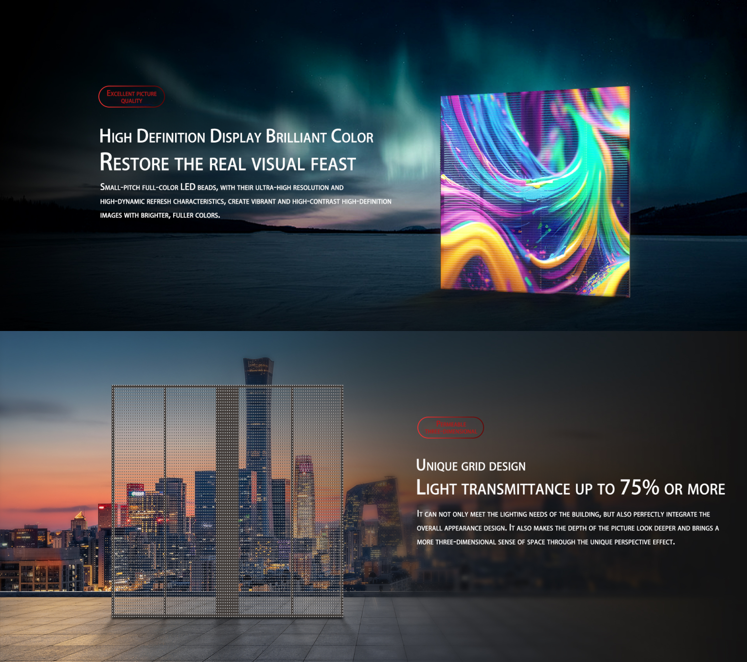 K-Light Indoor Transparent LED Screen: Clean Visibility & Modular ...